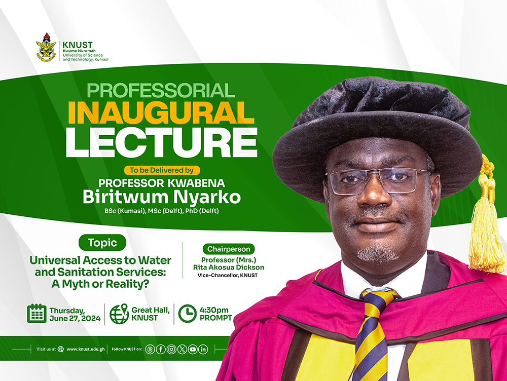 Professorial Inaugural Lecture by Professor Kwabena Biritwum Nyarko | Kwame Nkrumah University ...